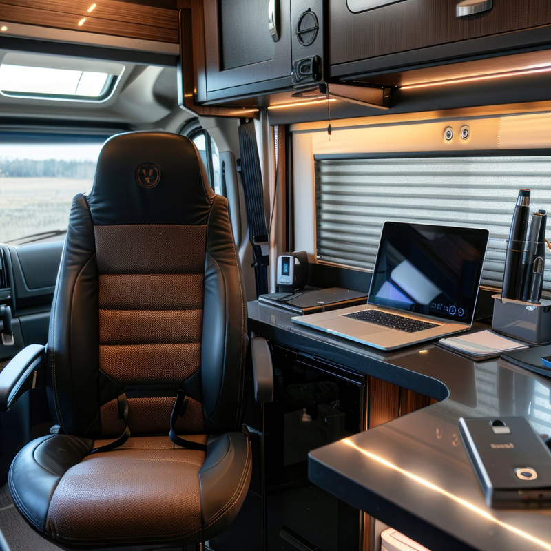 How To Have A Productive RV Home Office For Remote Work